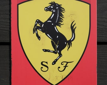 Ferrari Garage Sign | Etsy