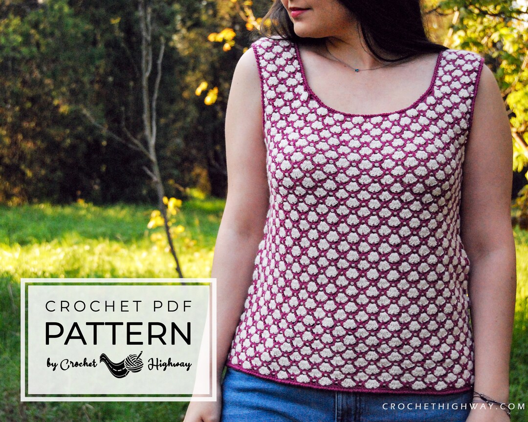 Cancer Cami CROCHET PATTERN, Crochet Camisole Pattern, Crochet Cami ...