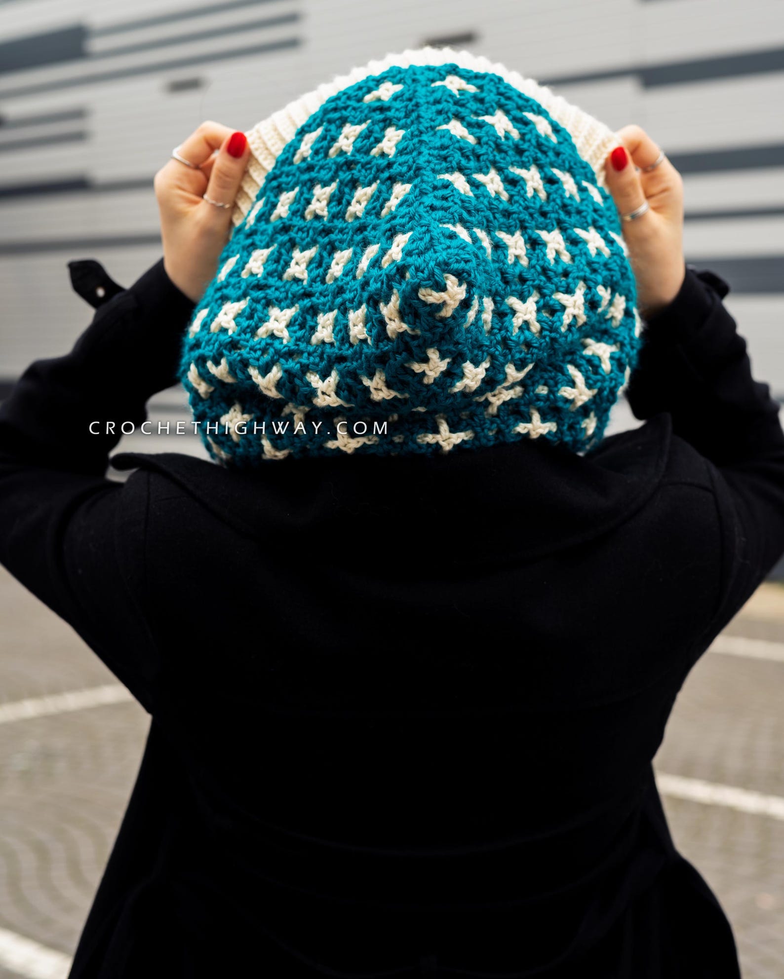 Tic Tac Toe Snood CROCHET PATTERN, Reversible Snood, Reversible Crochet ...