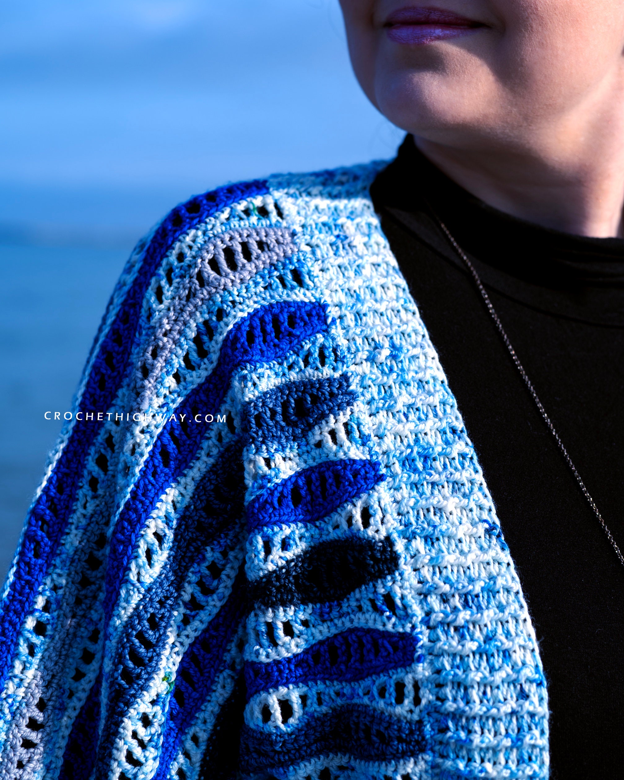 Frosted Waves Cardi CROCHET PATTERN, Crochet Cardigan, Crochet Cardi ...