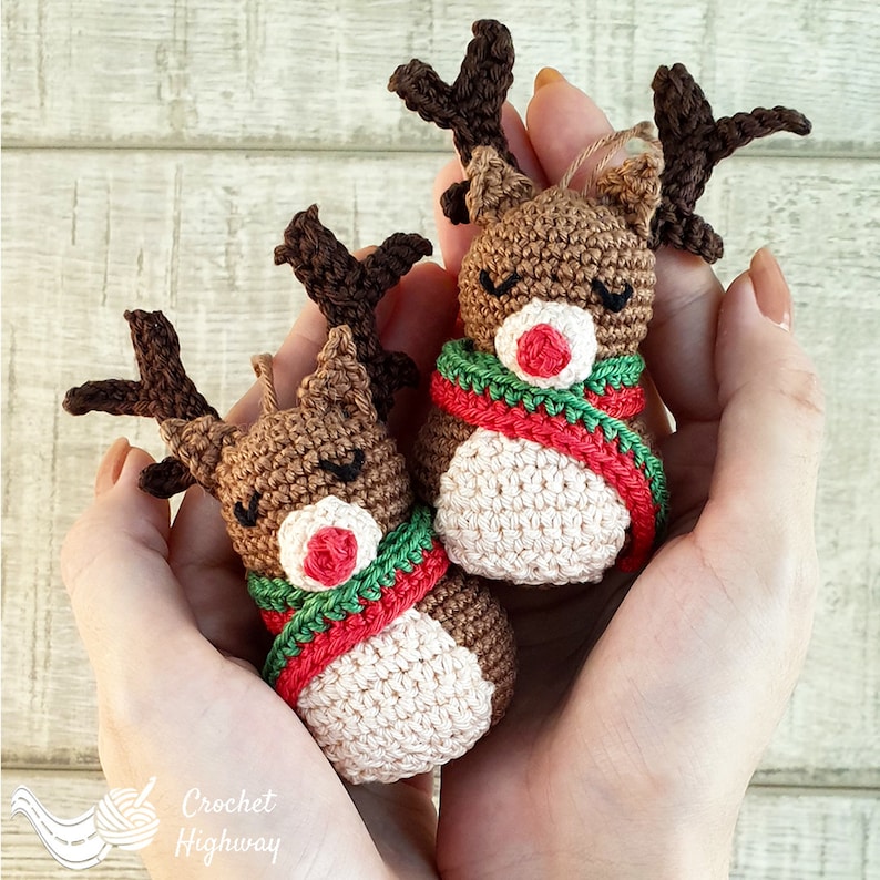 Rudolph CROCHET PATTERN Rudolph Amigurumi DIY Christmas - Etsy