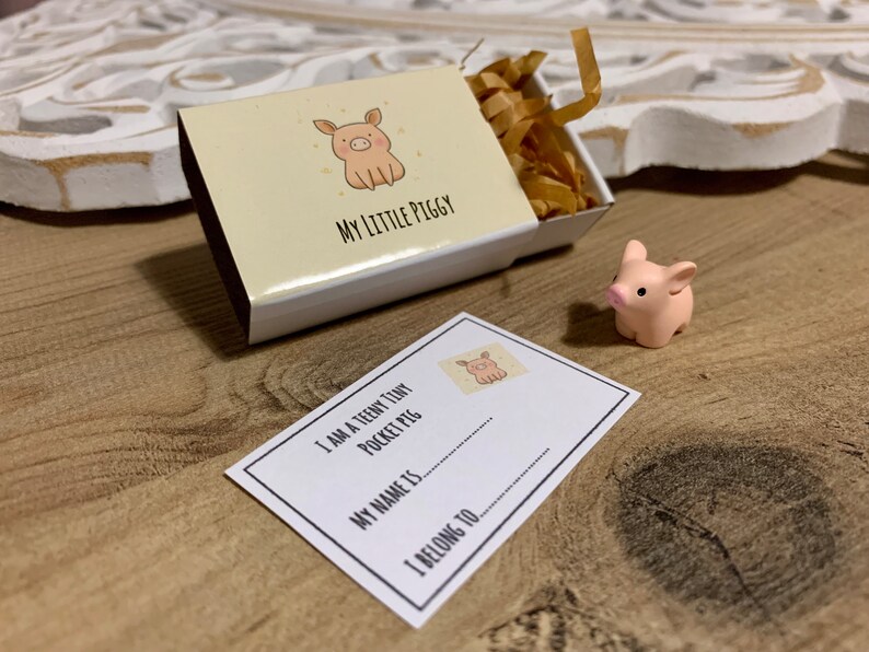 My Little Pig Pocket Pet Pig Pocket Toys Cute Pig Figurine Pig in a ...