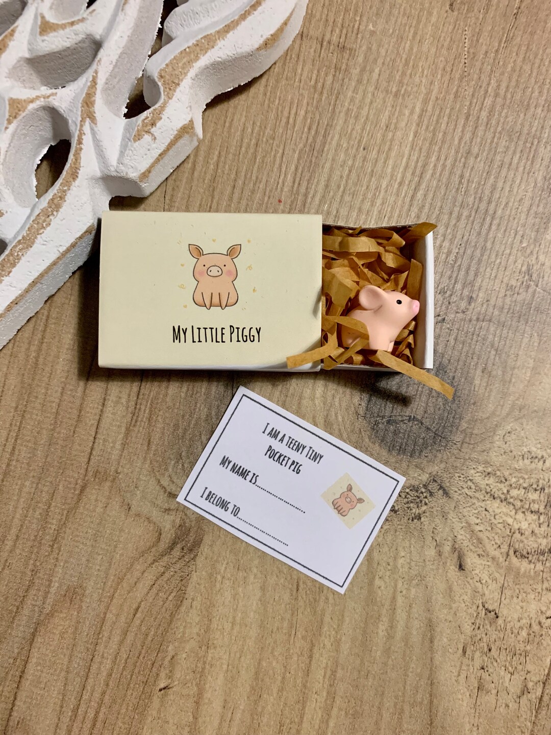 My Little Pig Pocket Pet Pig Pocket Toys Cute Pig Figurine Pig in a ...