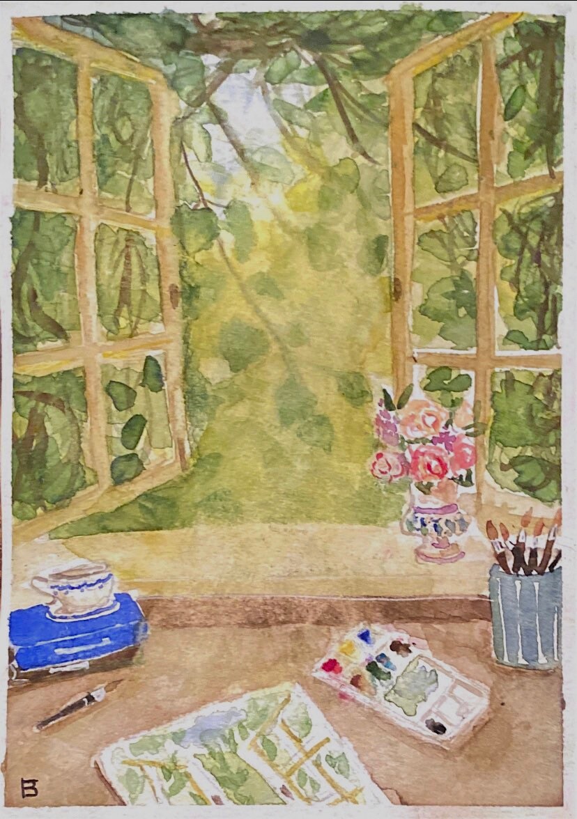 Peace of Spring, Original Watercolor Painting by Brenna Matthews - Etsy