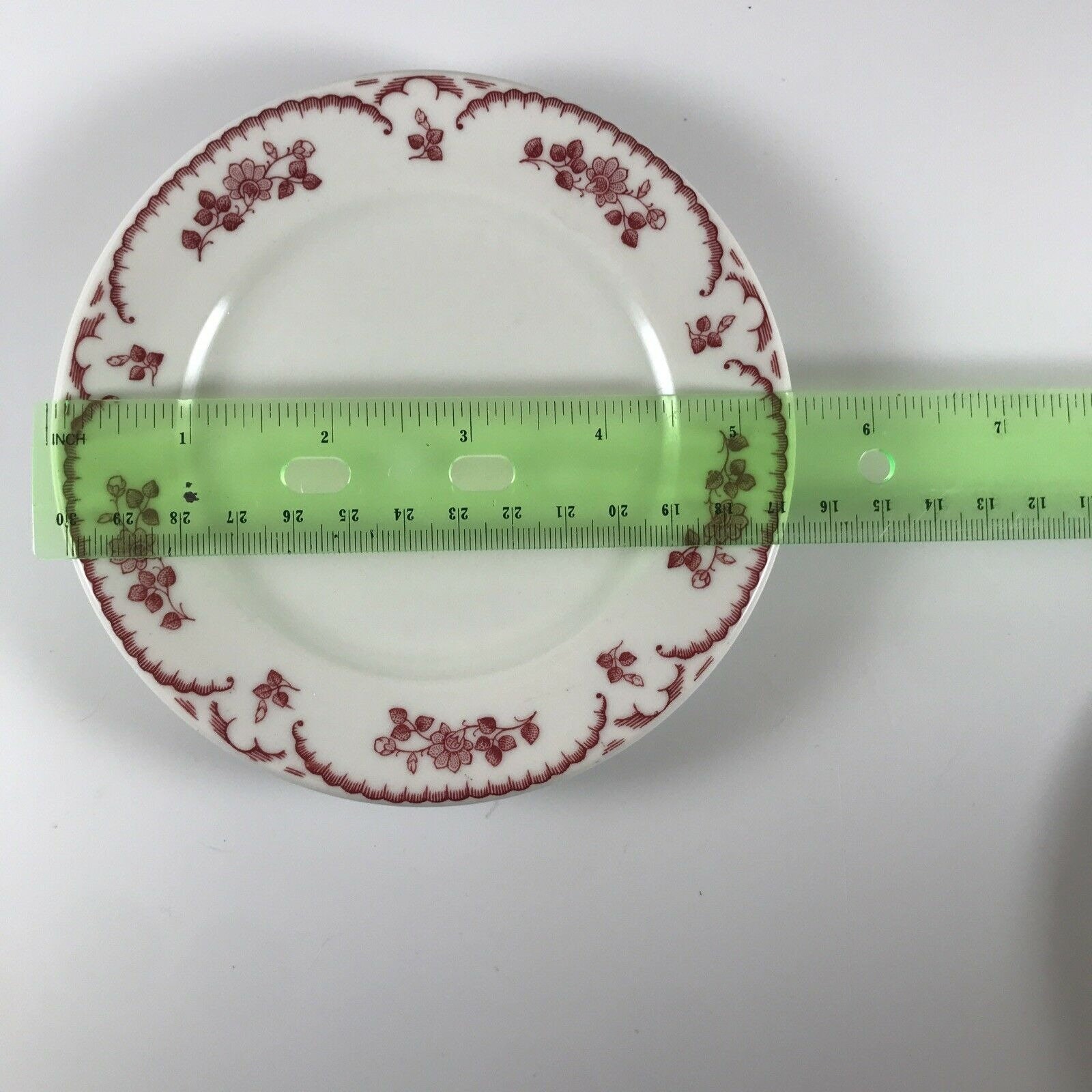 Vintage Shenango China Chardon Rose Red Small Bread Plate - Etsy