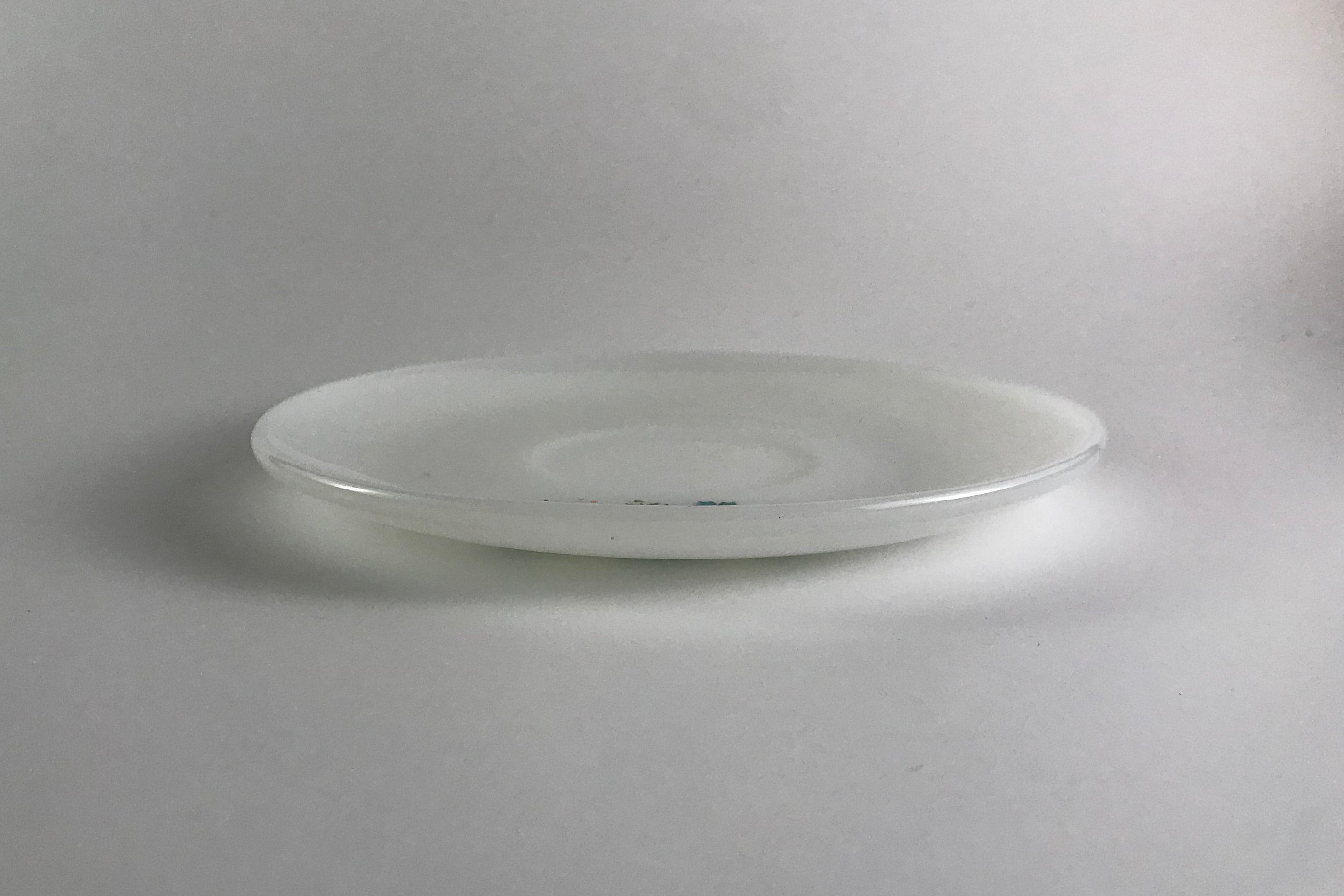 Fire King Blue and Orange Floral Pattern Milk Glass Saucer - Etsy