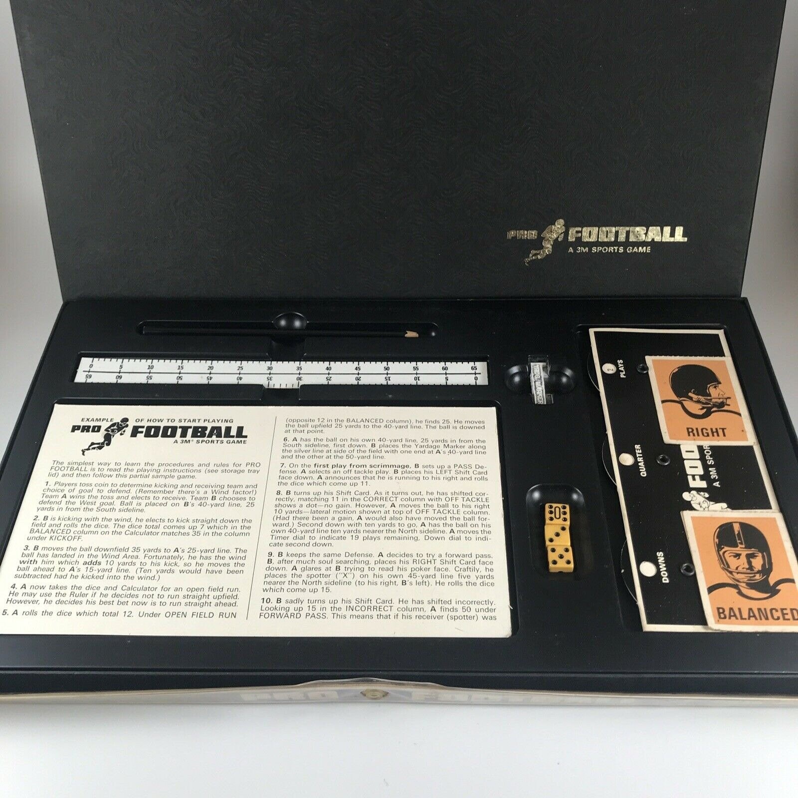 Pro Football Game by 3M Brand Sports Games 1966 - Etsy