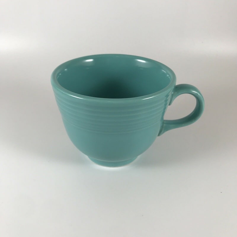 Turquoise Tea Cup - Etsy