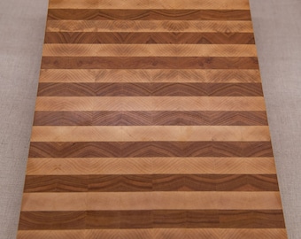 End Grain Walnut/maple/cherry Cutting Board - Etsy