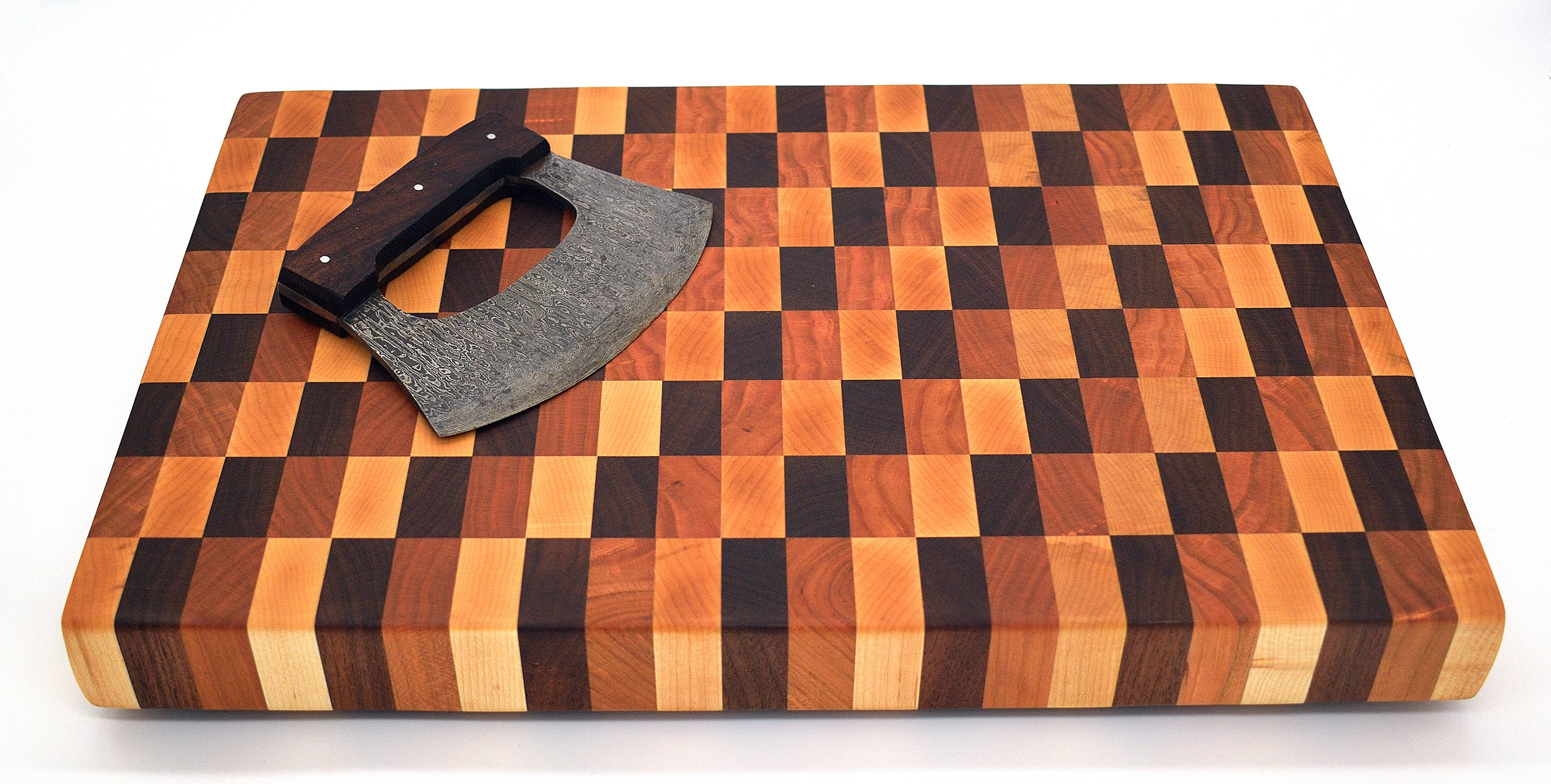 End Grain Walnut/maple/cherry Cutting Board - Etsy