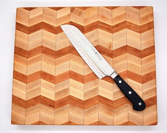 Chevron Cutting Board - Etsy