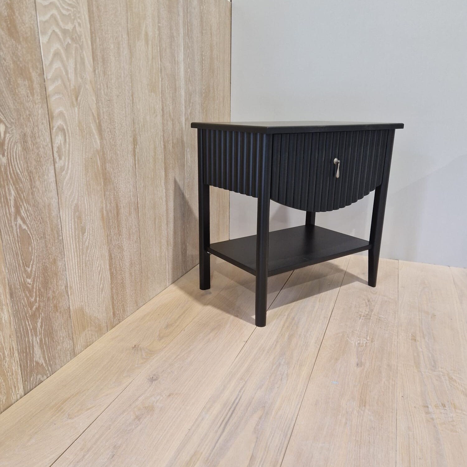 Fluted Bedside Tables With Shelf - Etsy