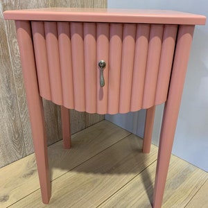 Fluted Bedside Table - Etsy