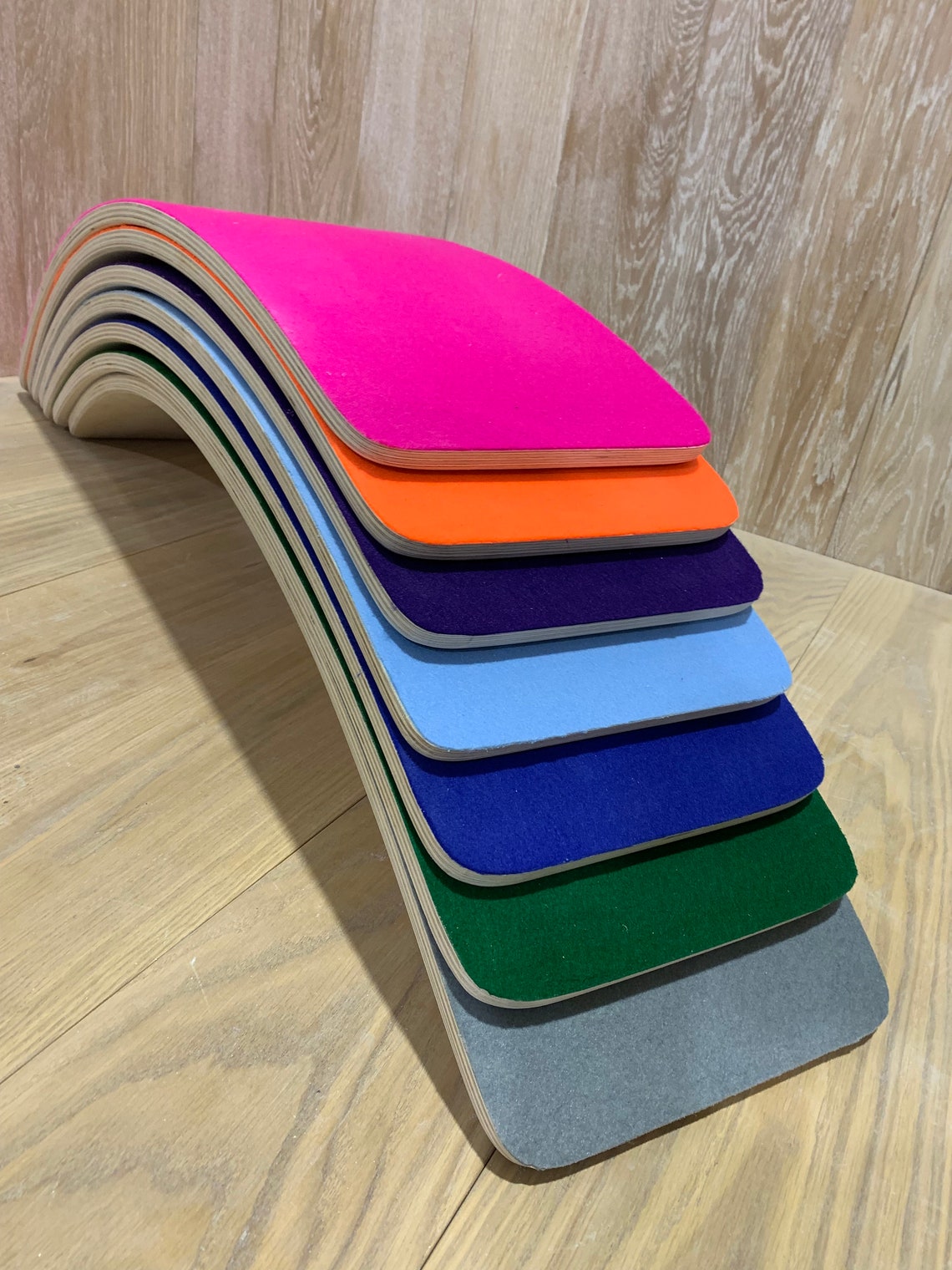 Wooden Balance Board for Children. Yoga Balance Board | Etsy UK