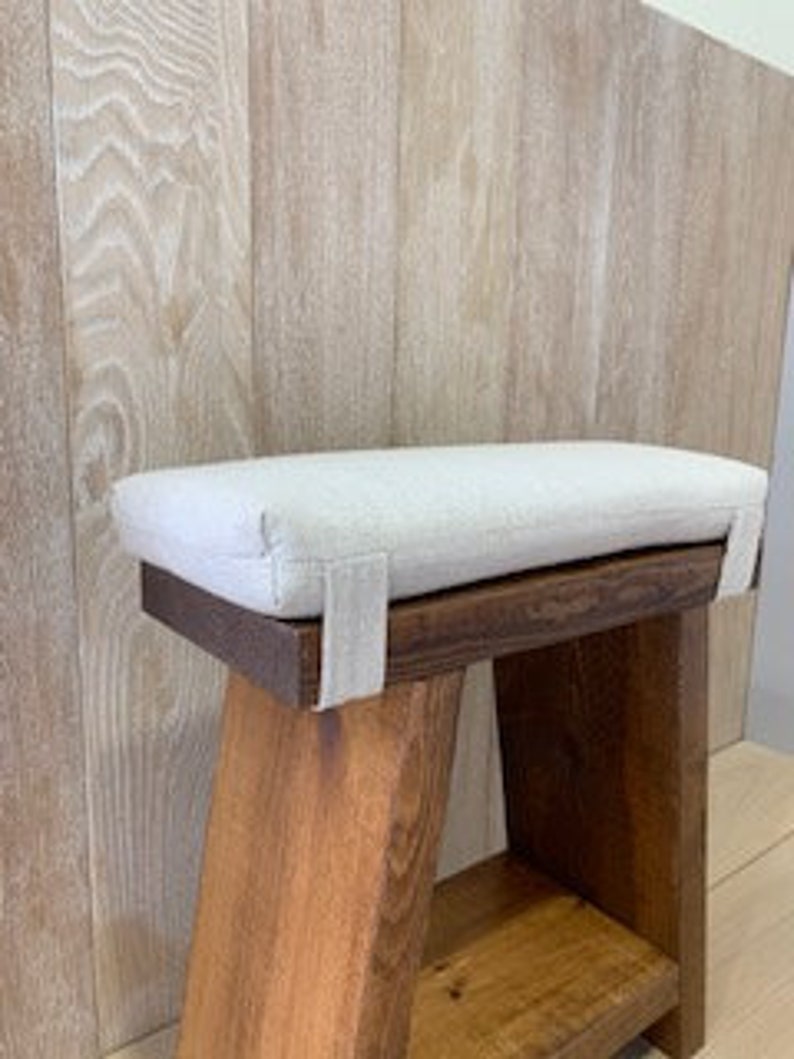 Rustic Wooden Stool - Etsy UK