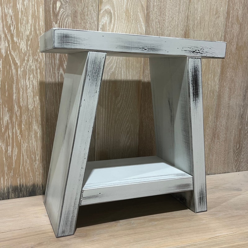 Shabby Chic Stool - Etsy UK