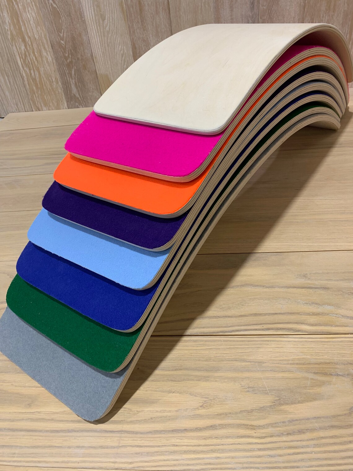 Wooden Balance Board for Children. Yoga Balance Board | Etsy UK