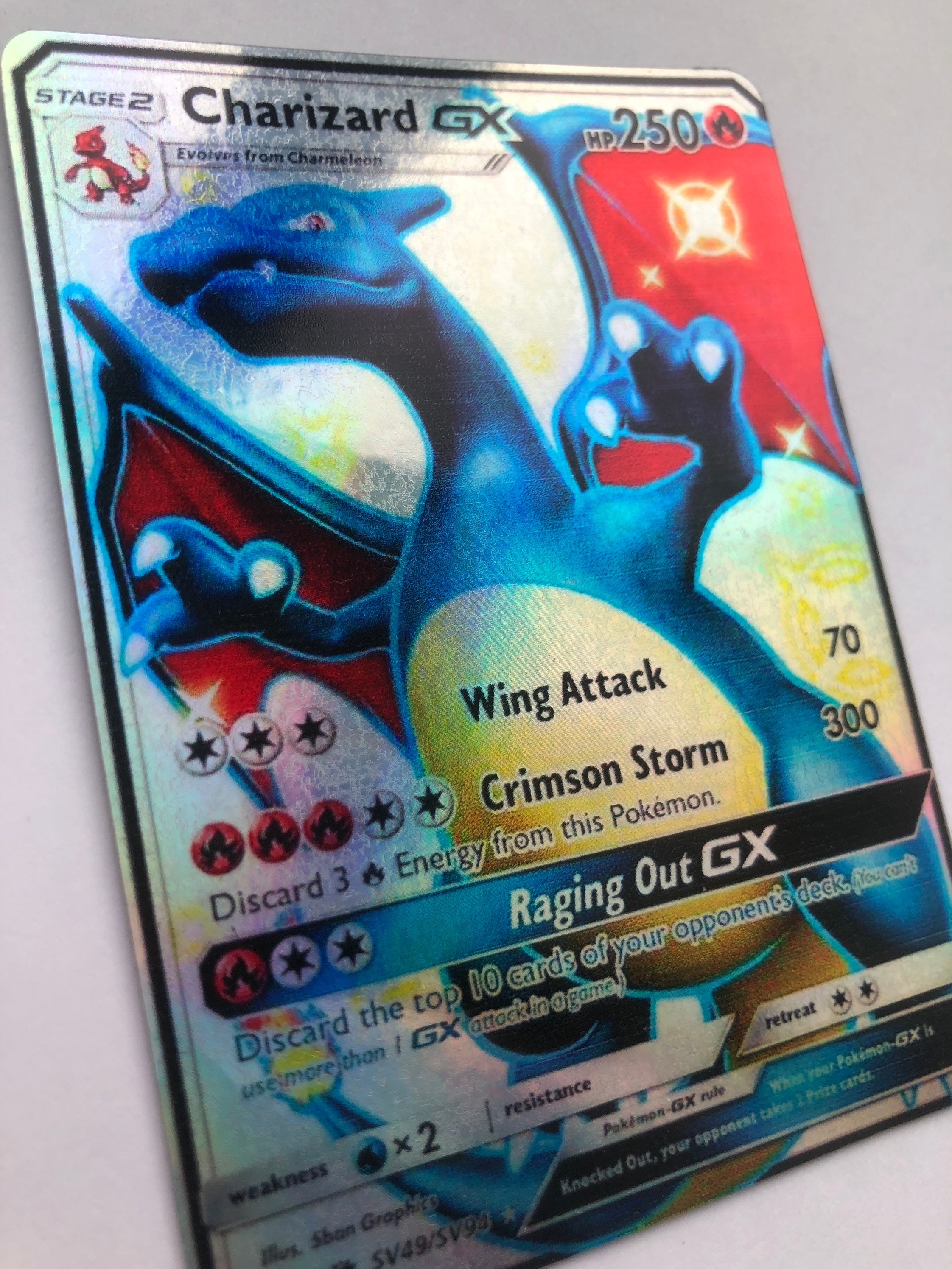 Charizard GX Full Art Hidden Fates SV49 /SV94 HOLOGRAPHIC | Etsy