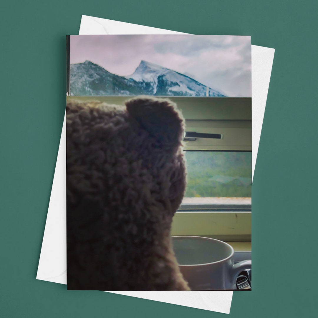 Biff Da Bear Mountain Card - Etsy