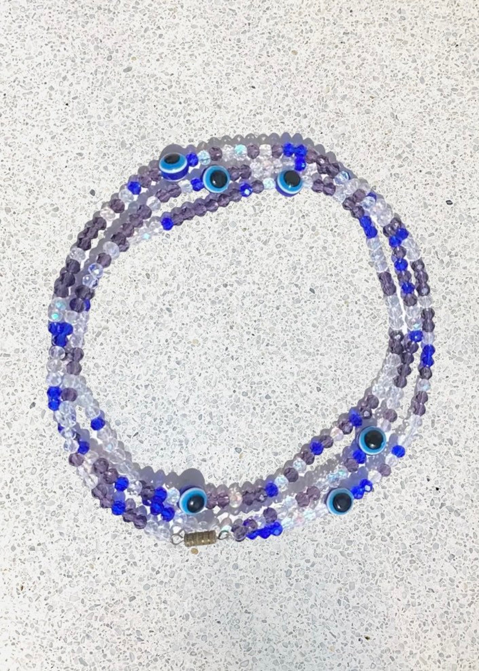 Evil Eye Waist Beads | Smudged | Intent Charged - Etsy