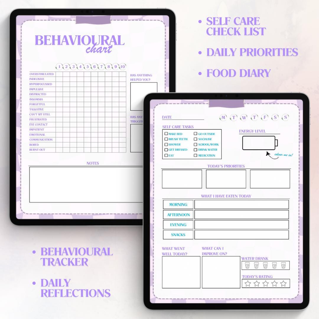 The Neurodiverse Journal - Daily Journal and Planner for Neurodivergent ...