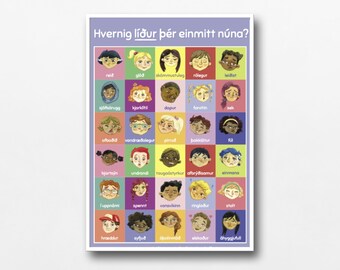 Emotions Chart for Kids and Baby Shark Feelings Chart Digital, Feelings ...