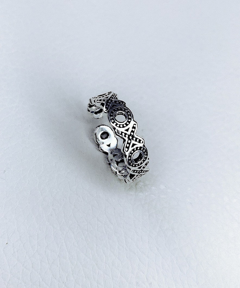 Sterling Silver XO Ring Chunky Silver Ring Xoxo Ring - Etsy UK