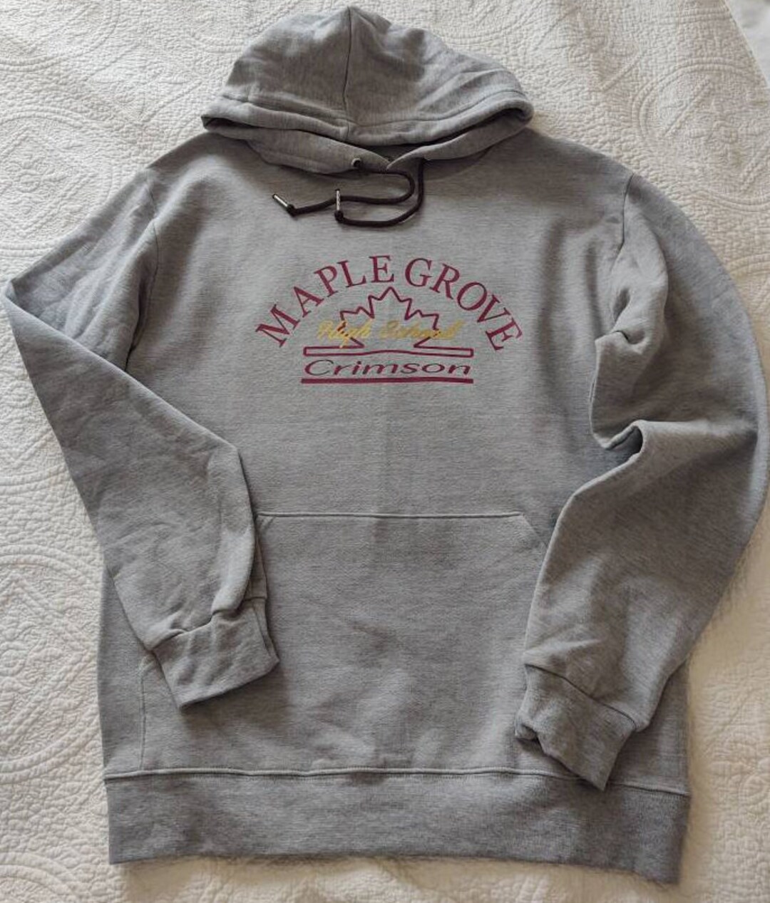 Personalized High School Hoodie, Custom Order for Crimson Maple Grove ...
