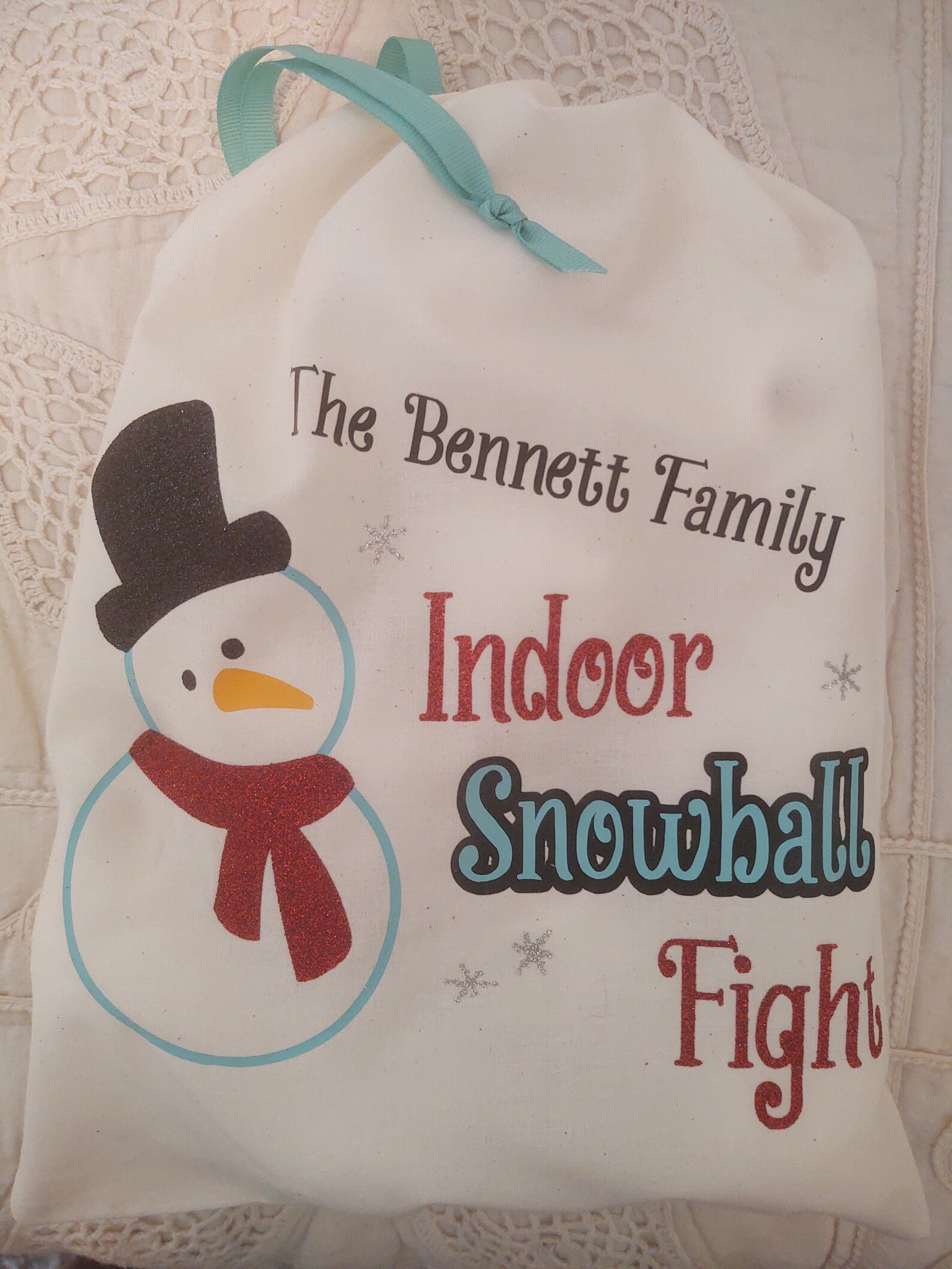 Snowball Fight Personalized Snowball Fight Anytime Indoor - Etsy