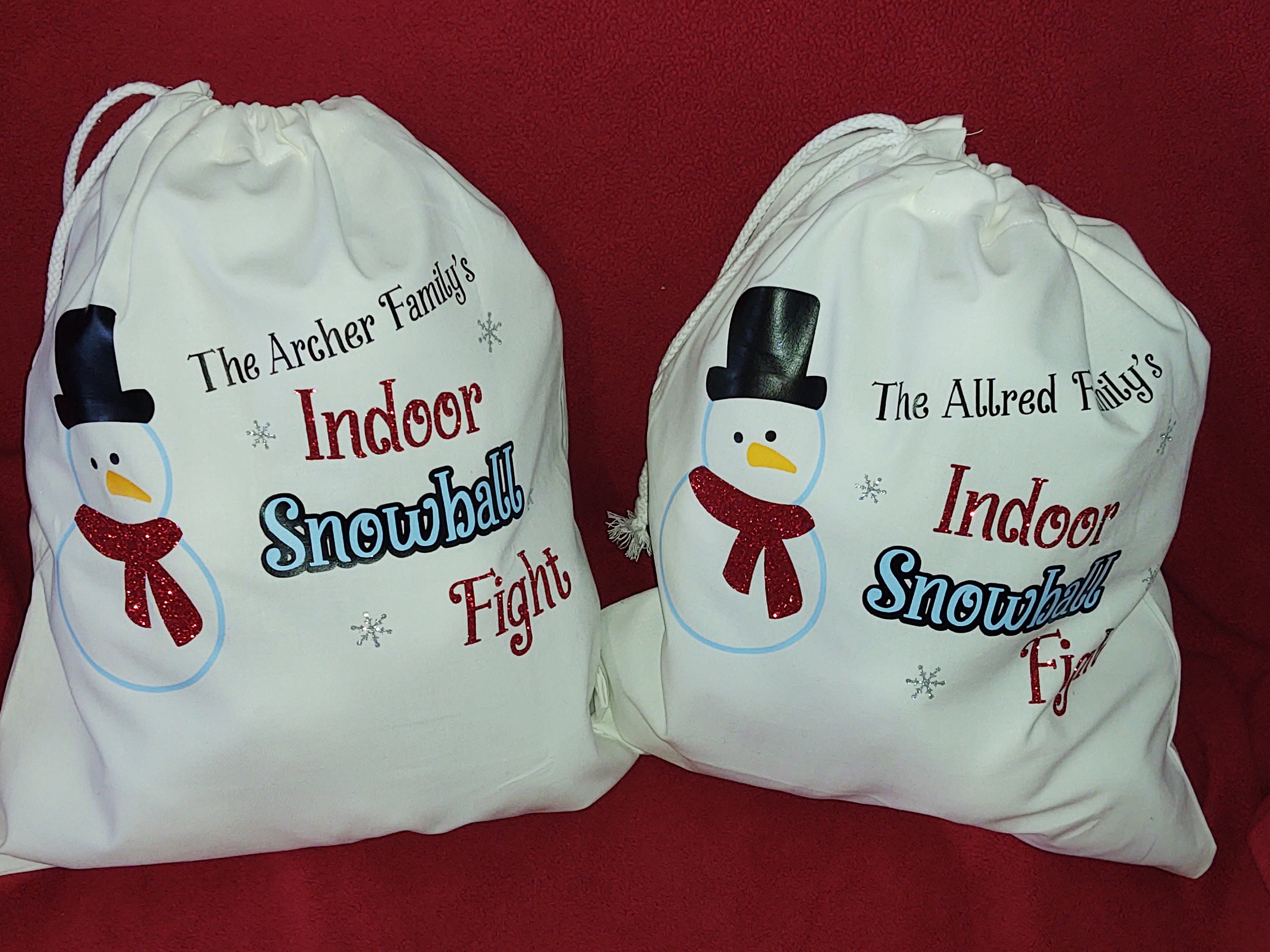 Snowball Fight Personalized Snowball Fight Anytime Indoor Fun - Etsy