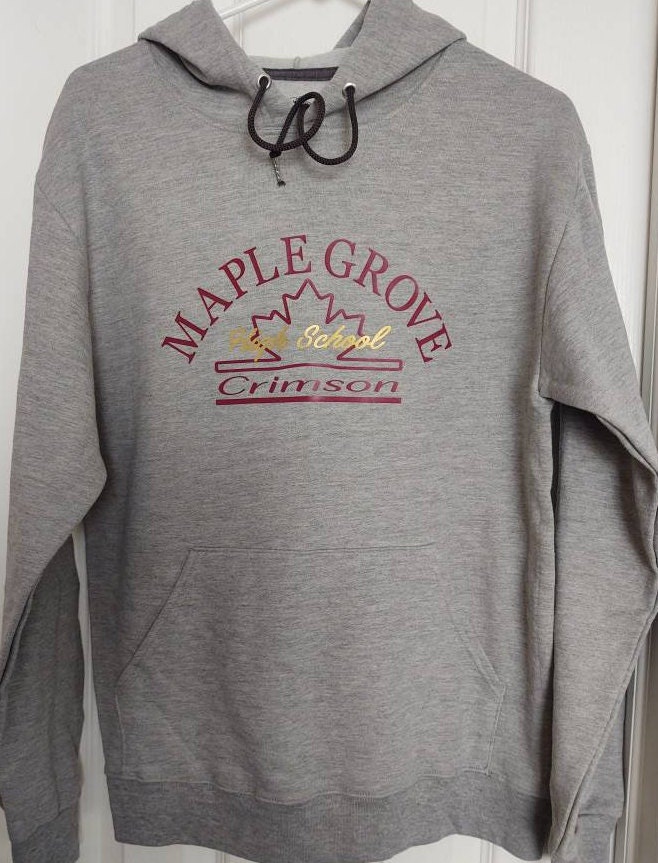 Personalized High School Hoodie, Custom Order for Crimson Maple Grove ...
