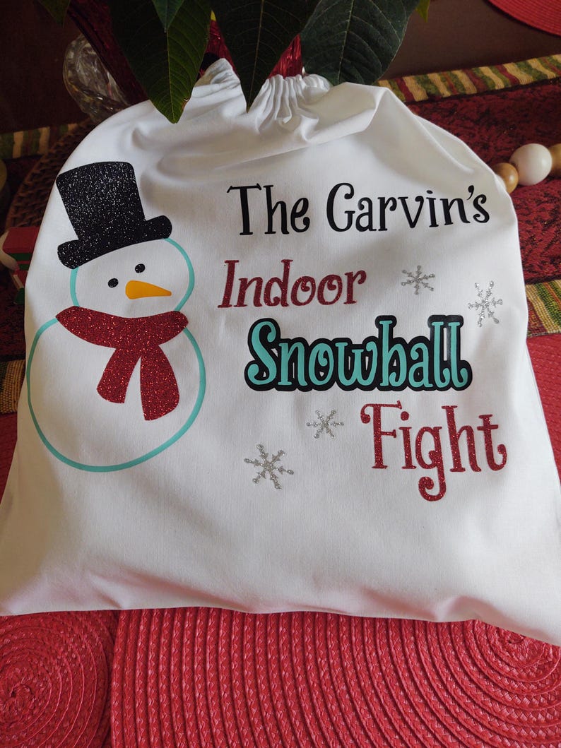 Snowball Fight ~ Personalized Snowball Fight ~ Anytime Indoor Fun!!! - Etsy
