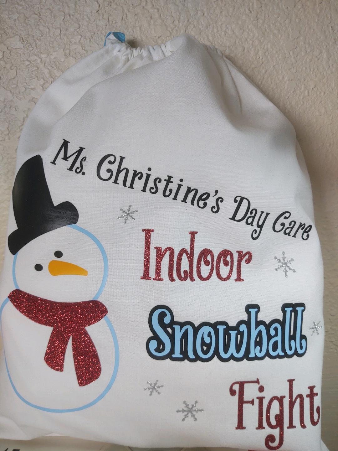 Snowball Fight Personalized Snowball Fight Anytime Indoor - Etsy