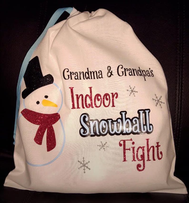Snowball Fight ~ Personalized Snowball Fight ~ Anytime Indoor Fun!!! - Etsy