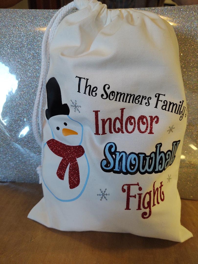Snowball Fight Personalized Snowball Fight Anytime Indoor - Etsy