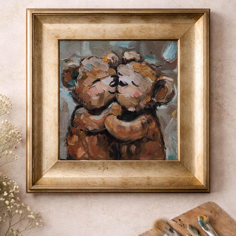 Miniature Impasto Art - Etsy