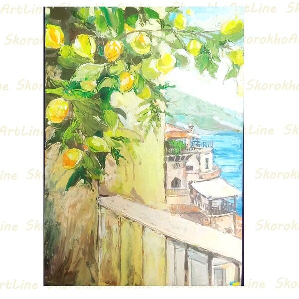 Lemon Tree Painting - Etsy