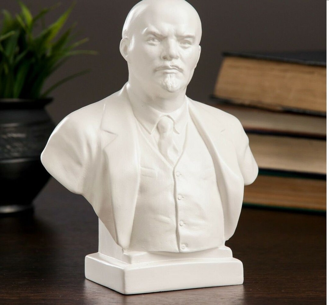 Bust Lenin Plaster Figure Sculpture Decorative Statue - Etsy