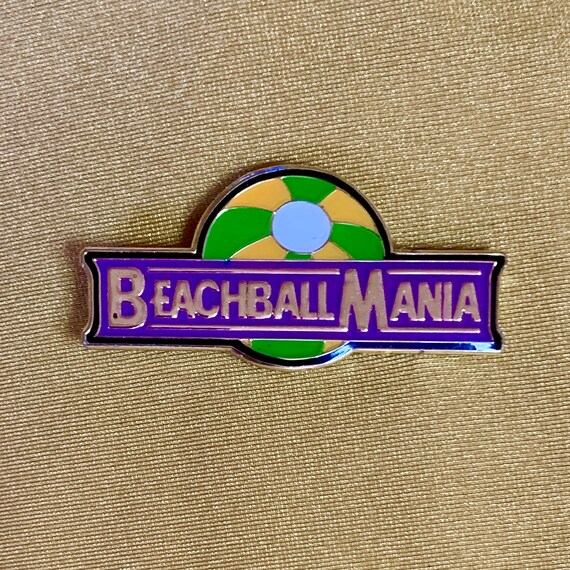 Beachball Mania Soft Enamel Pin | Etsy
