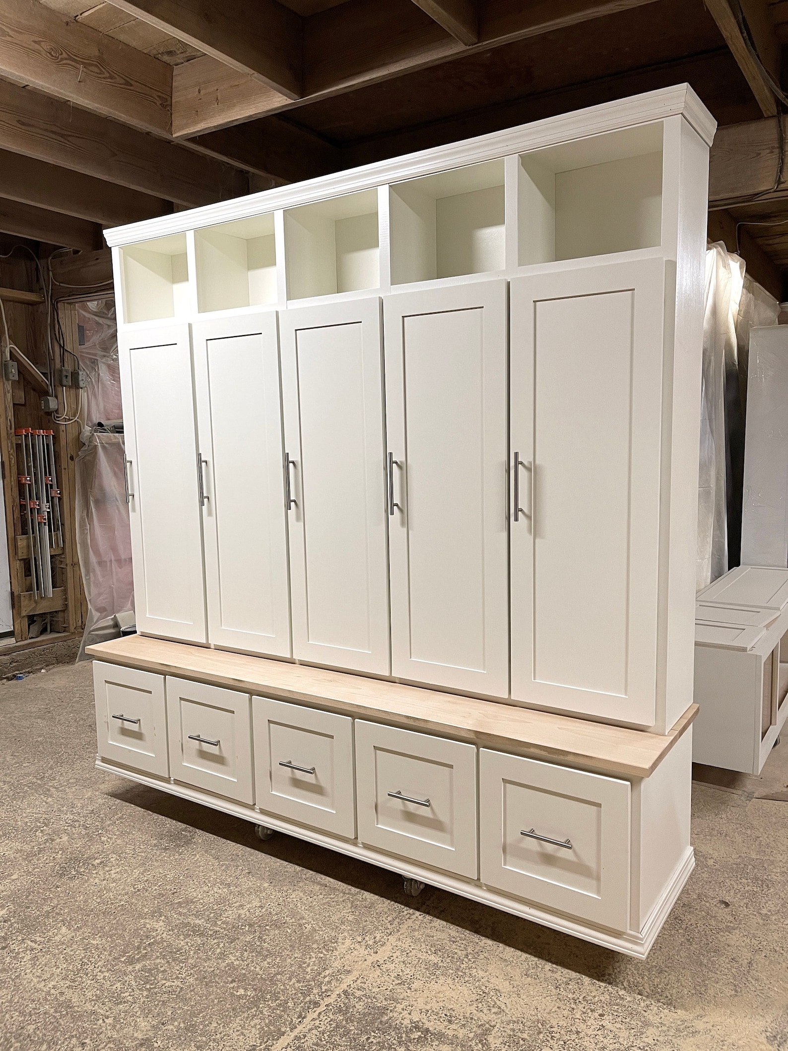 The Jim | Hall Tree| Mudroom Organization| Entryway| Coat Rack| Lockers ...