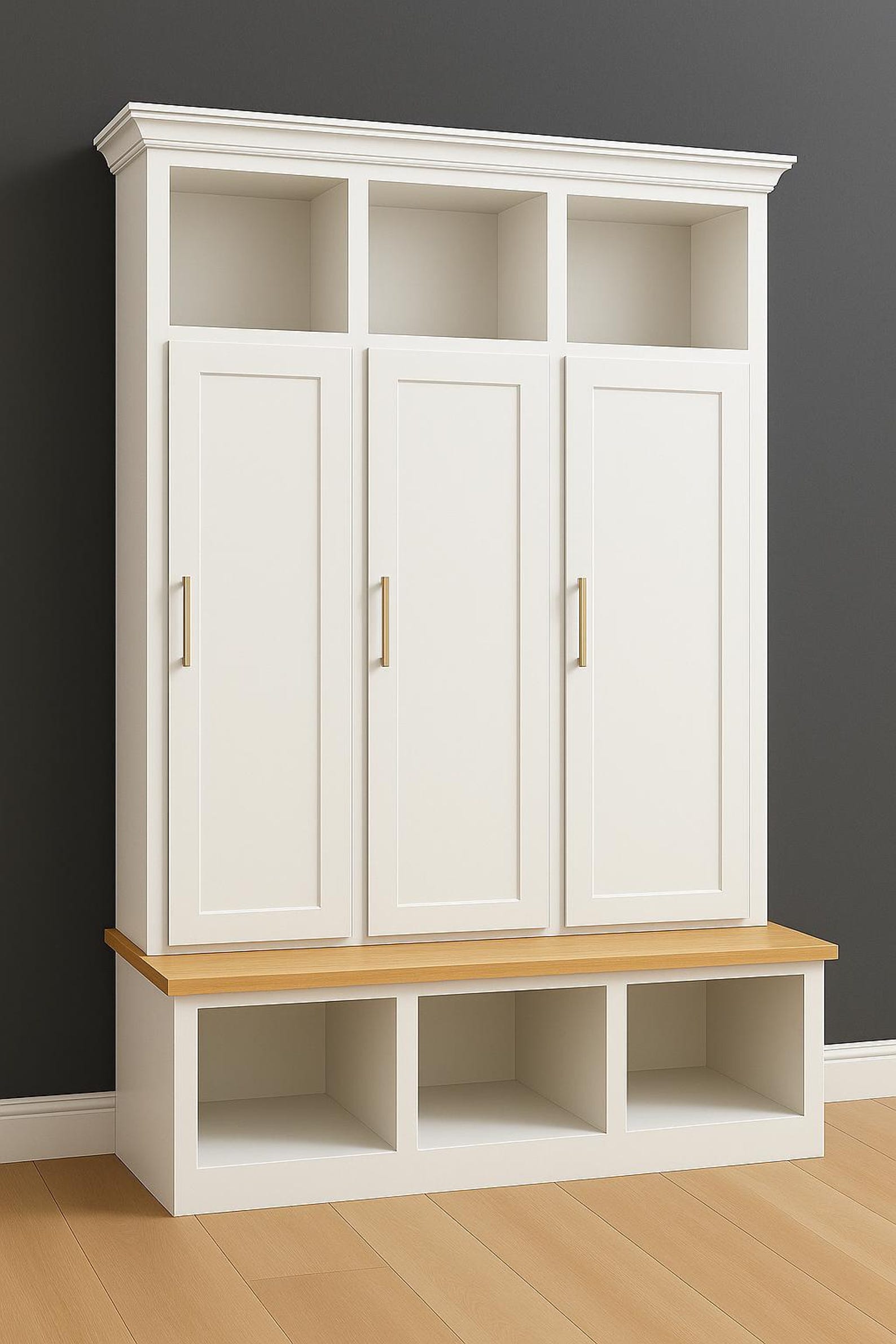 Mudroom Hall Tree Build Plans | PDF Woodworking Plans | DIY Entryway ...
