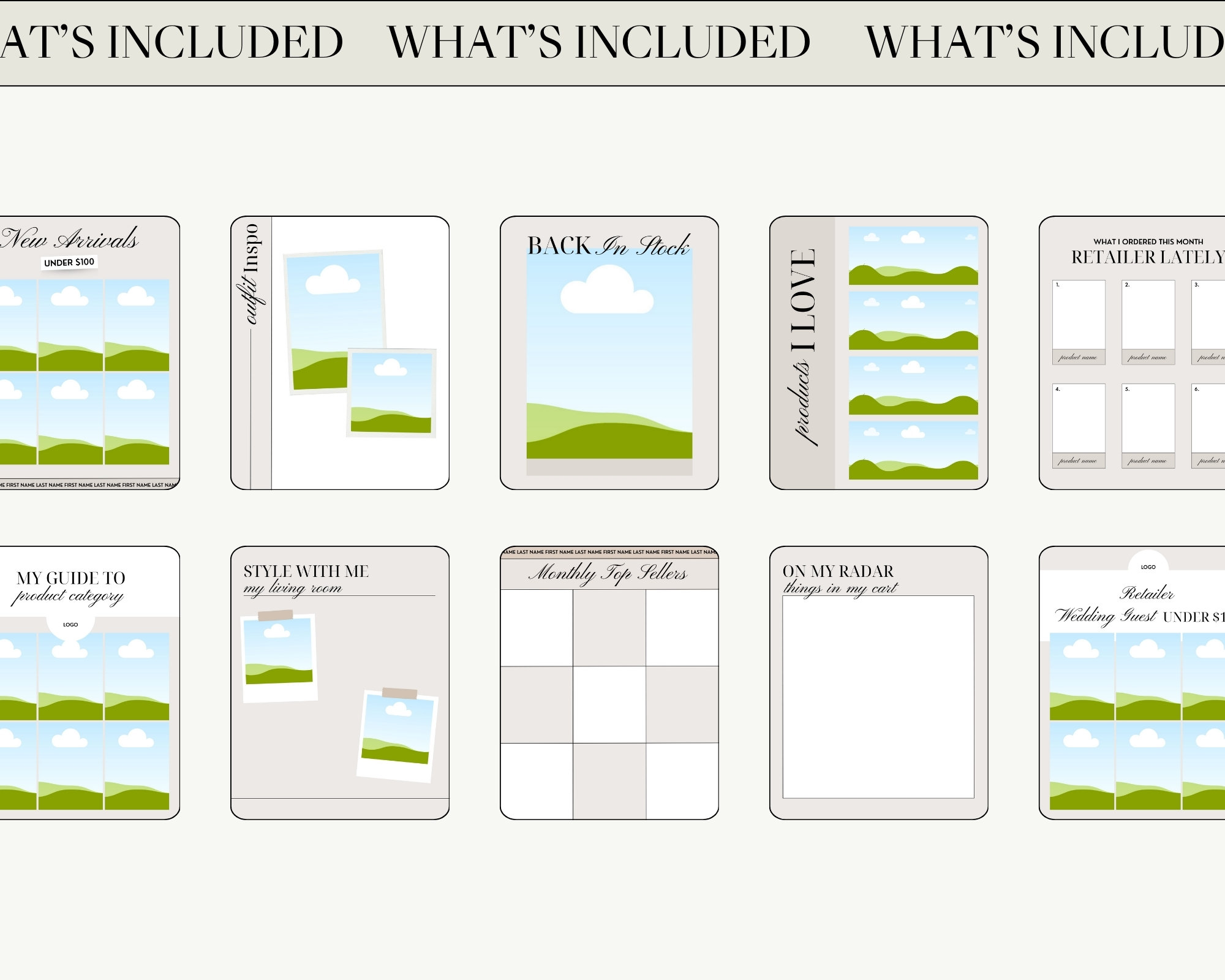 Ultimate Content Creator Toolkit: 10 Customizable Canva LTK + Social ...