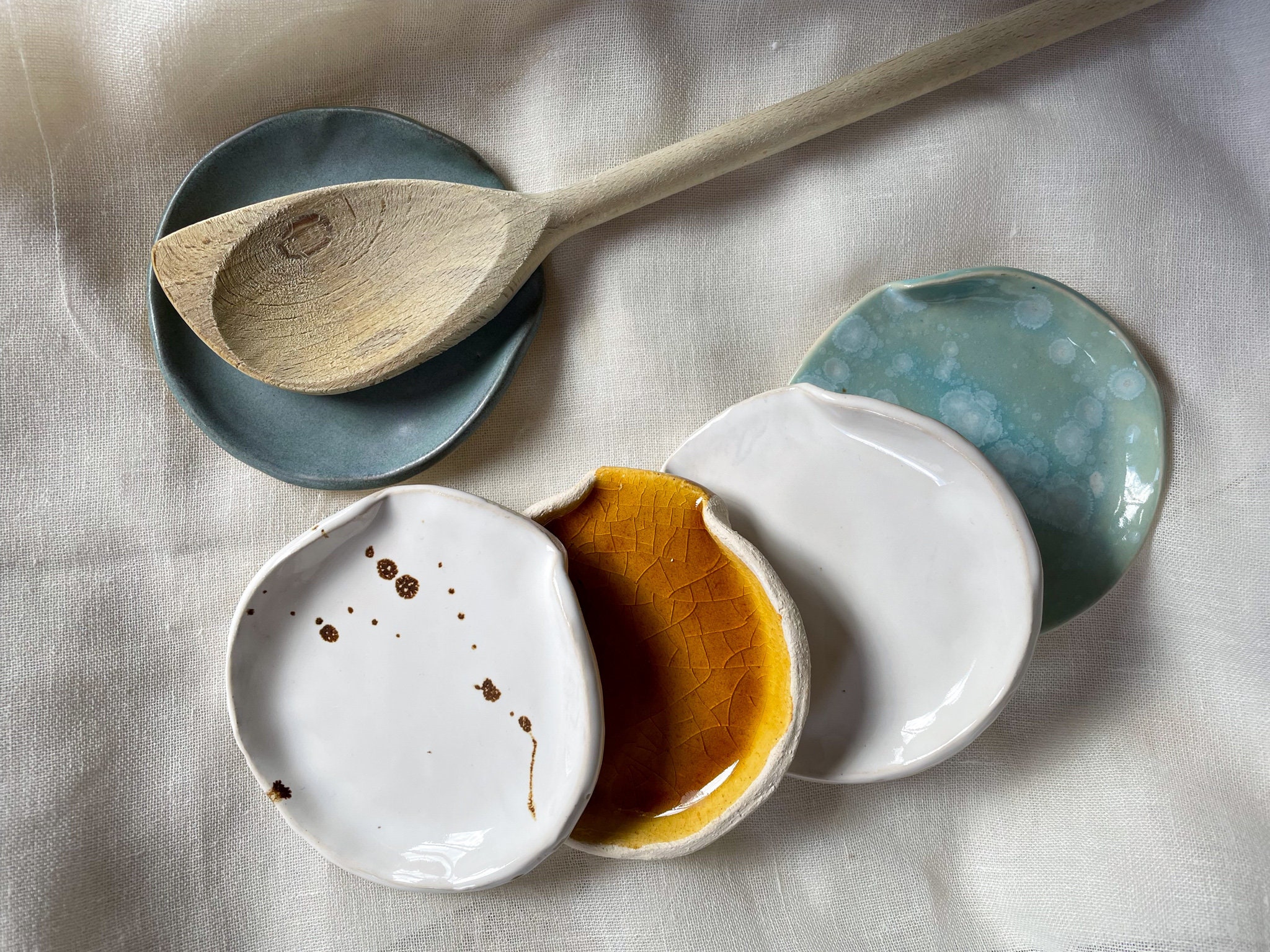 Ceramic Spoon Rests/ Homewares/ Kitchenwares/ Wooden Spoon/ Cooking ...