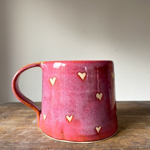 Love Mugs/ Ceramic Mugs/ Heart Mugs/ Gift for Her - Etsy