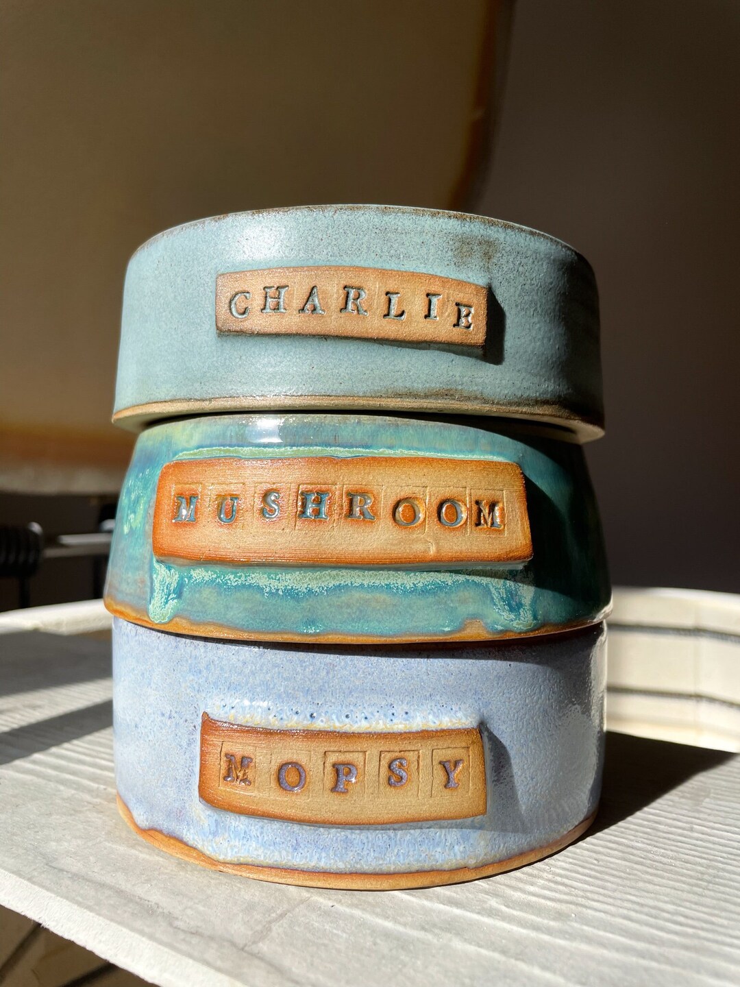 Handmade Ceramic Personalized Pet Bowl: Cat & Dog Treat Bowl - Etsy