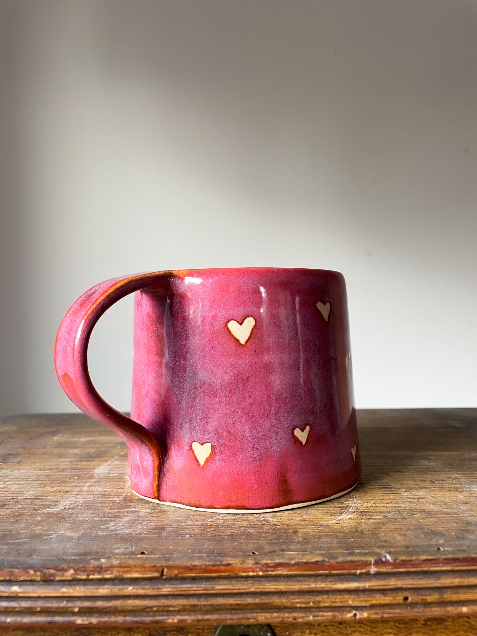 Love Mugs/ Ceramic Mugs/ Heart Mugs/ Gift for Her - Etsy
