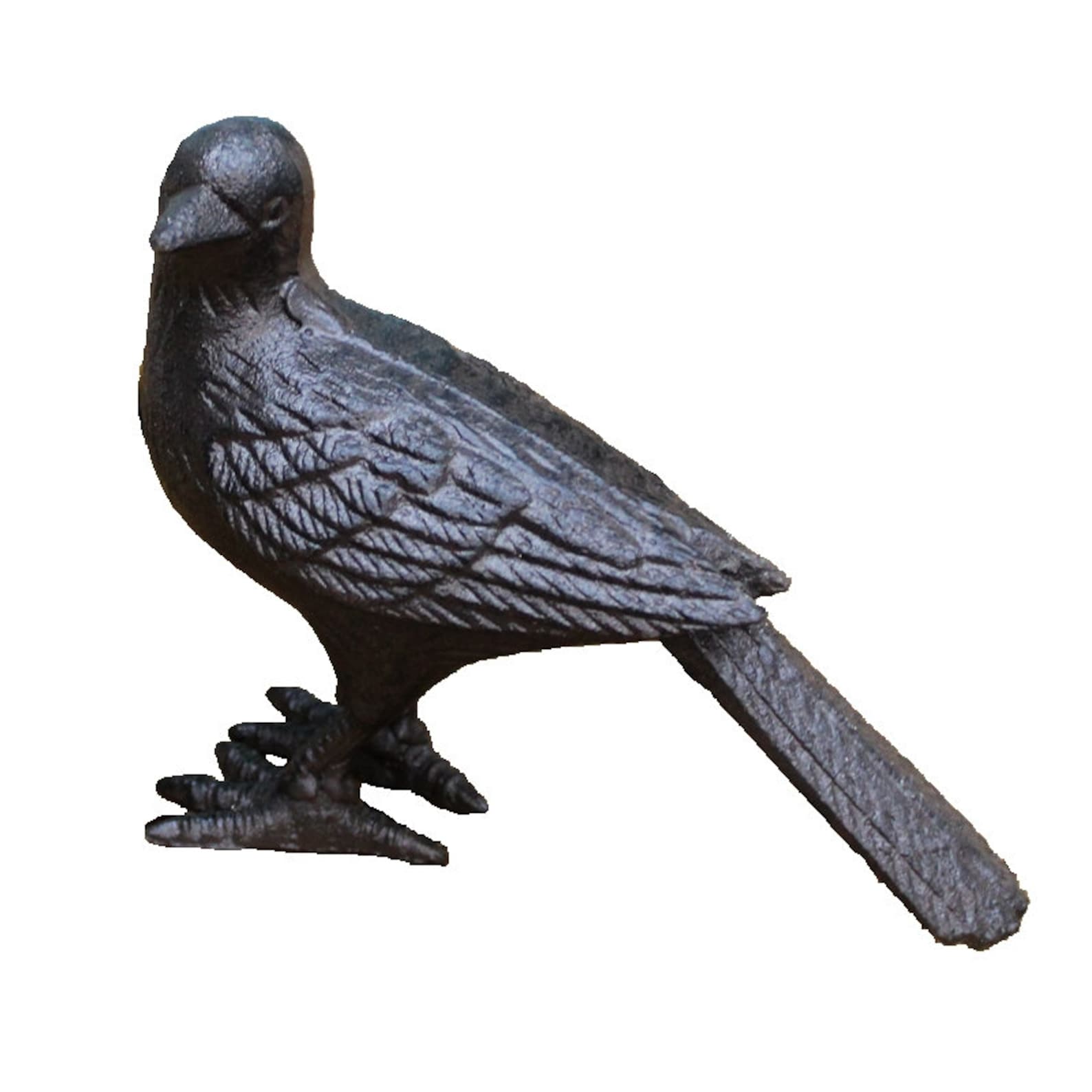 Garden decoration Cast Iron Bird gardening ornamentscast | Etsy