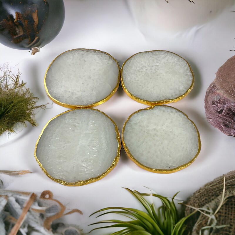 Gold Coasters - Etsy