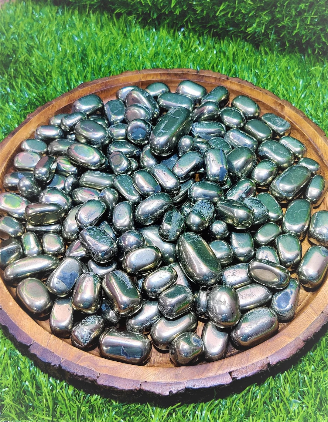 1 Kg PYRITE Tumbled Stone Healing Crystal and Stone Fools Gold From ...