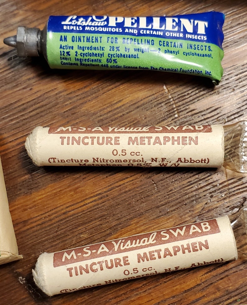 Vintage 1940's Mine Safety Alliances Co. M-S-A Ever Ready First Aid ...